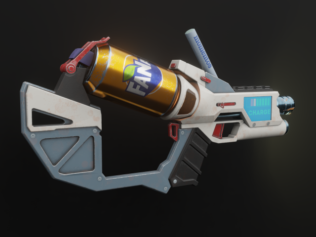 Foodweapon soda weapon 3D Model in Bilim-Kurgu 3DExport