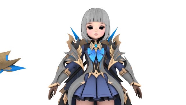 Warrior naina female rigged character 3D Model in Woman 3DExport