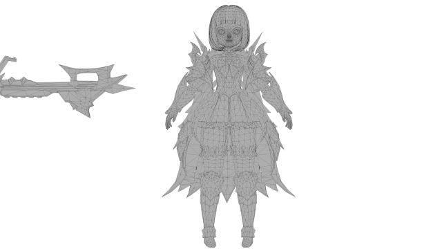 Warrior naina female rigged character 3D Model in Woman 3DExport