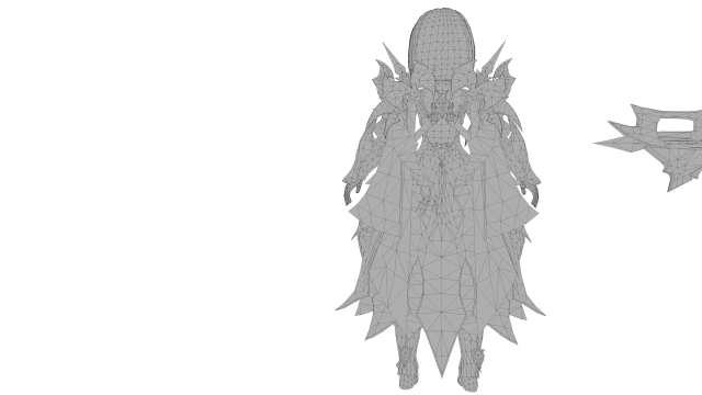 Warrior naina female rigged character 3D Model in Woman 3DExport