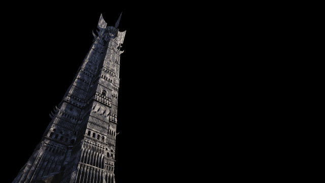 Orthanc Isengard 3D Model in Fantasy 3DExport