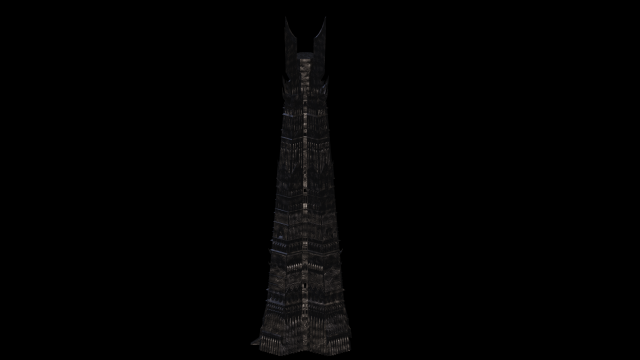 Orthanc Isengard 3D Model in Fantasy 3DExport