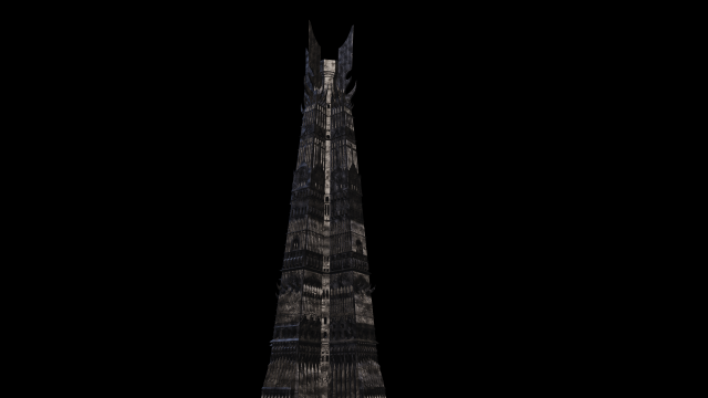 Orthanc Isengard 3D Model in Fantasy 3DExport
