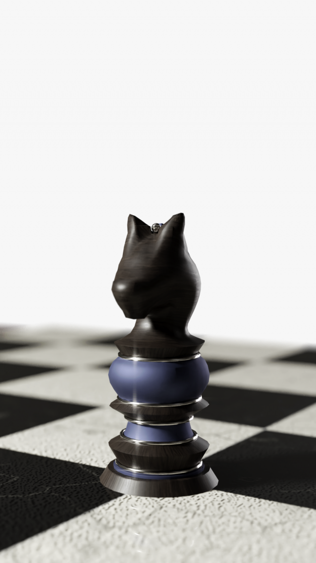 Chess Table Set 3D Model in Other 3DExport