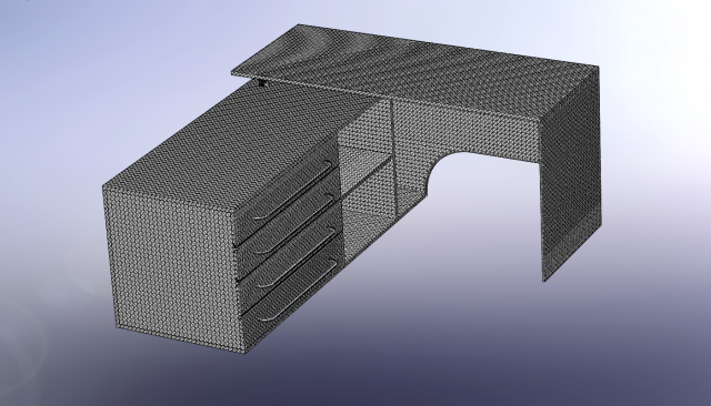 Computer table 3D Model in Table 3DExport
