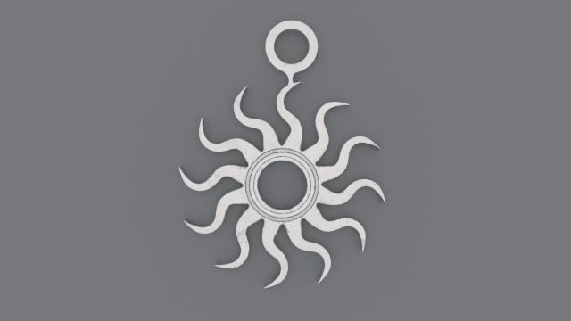 Sun - Moon - Stars - Printable 3D Pendants 3D Print Model in Pendants ...