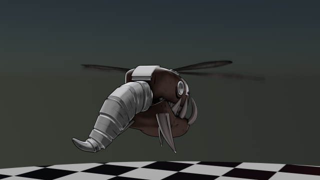 Mecha Bug 3D Model in Monster 3DExport