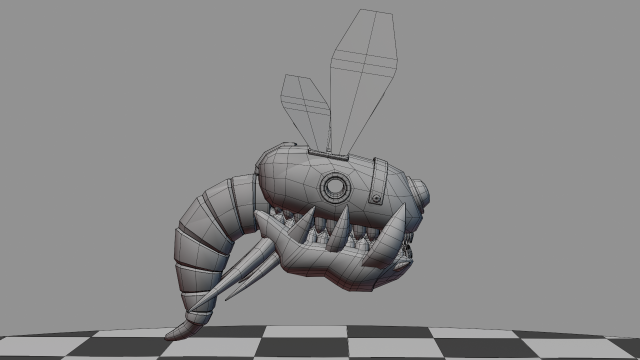 Mecha Bug 3D Model in Monster 3DExport