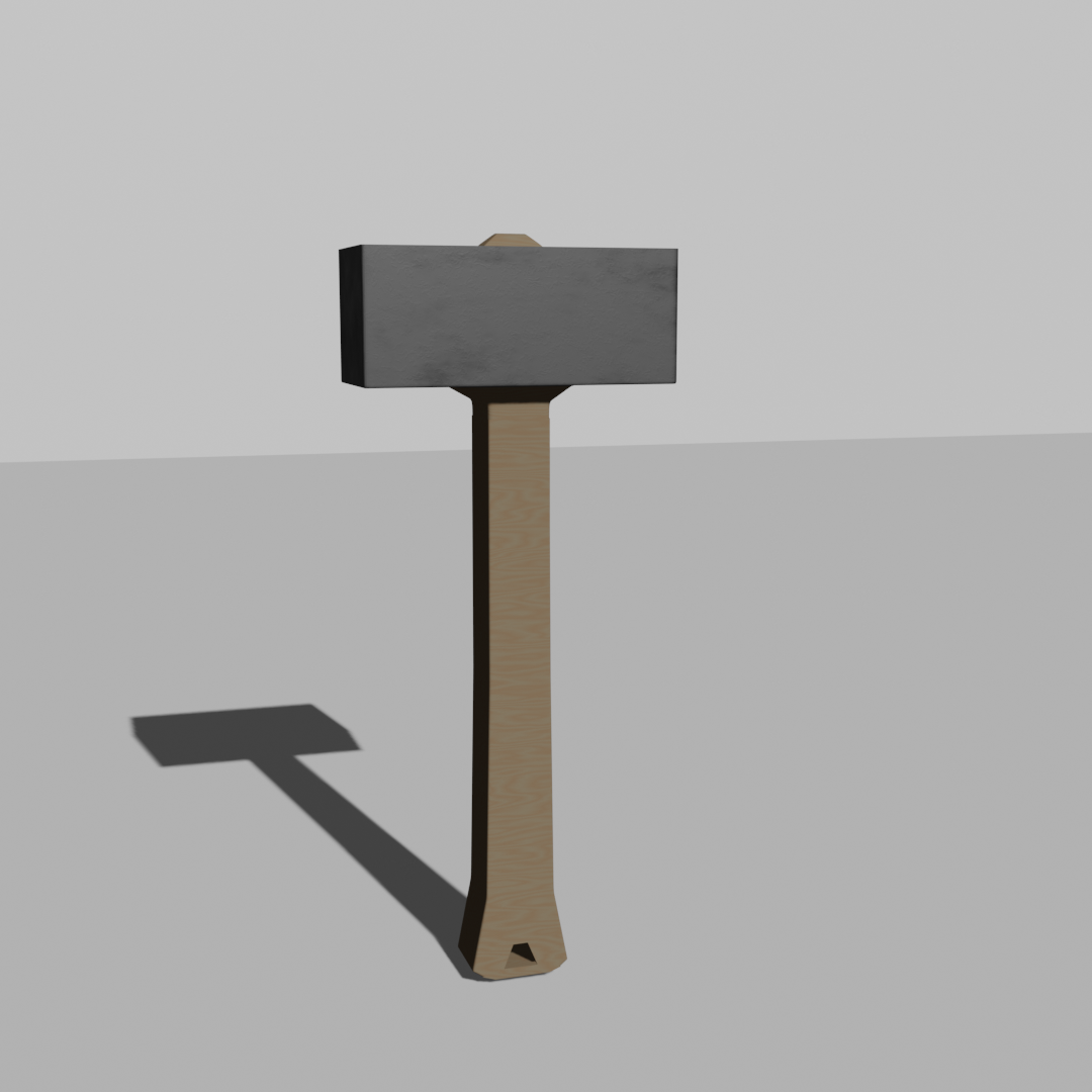 Hammer 3D Model in Tools 3DExport