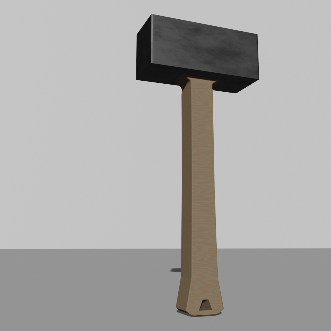 Hammer 3D Model in Tools 3DExport