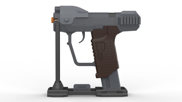 M6D Magnum - Halo - Printable - STL files 3D Print Model in Toys 3DExport
