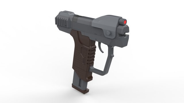 M6D Magnum - Halo - Printable - STL files 3D Print Model in Toys 3DExport