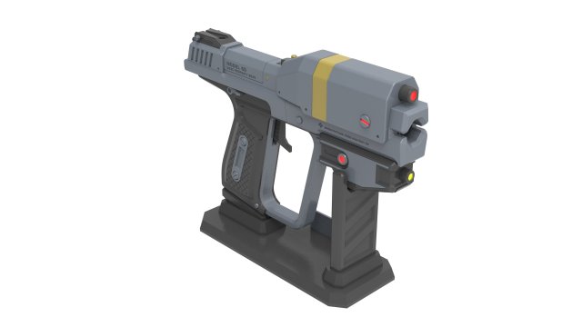 M6G Magnum - Halo - Printable - STL files 3D Print Model in Toys 3DExport