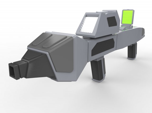 Type 3 Next Generation Phaser Rifle - Star Trek - Printable - STL files ...
