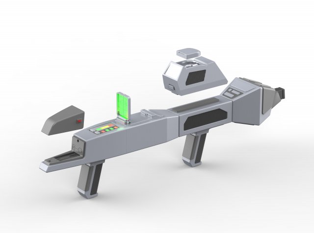 Type 3 Next Generation Phaser Rifle - Star Trek - Printable - STL files ...