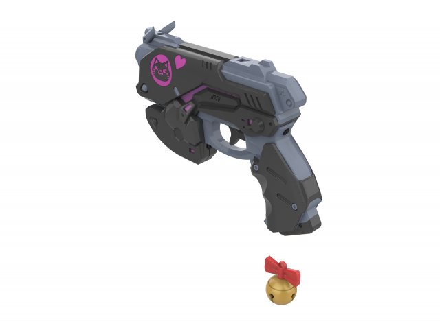 DVa Blaster Black Cat Skin - Overwatch - Printable - STL files Modelo ...