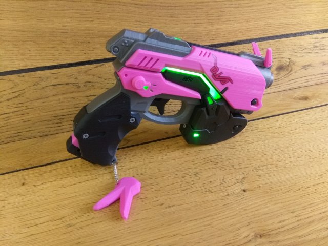 DVa Blaster - Overwatch - Printable - STL files - Pesonal Use 3D Print ...
