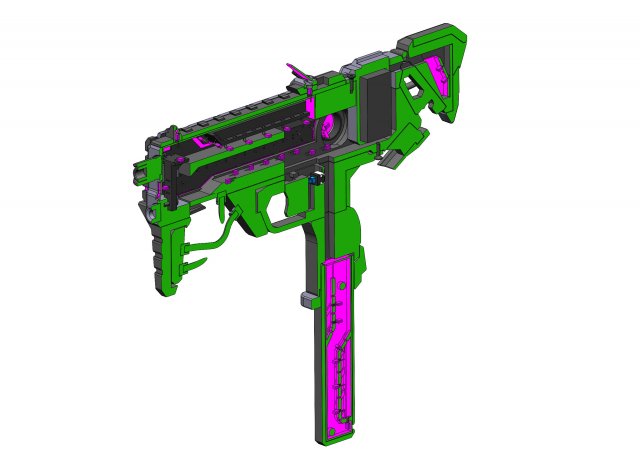 Sombra Cannon Augmented Skin - Overwatch - Printable - STL files 3D ...