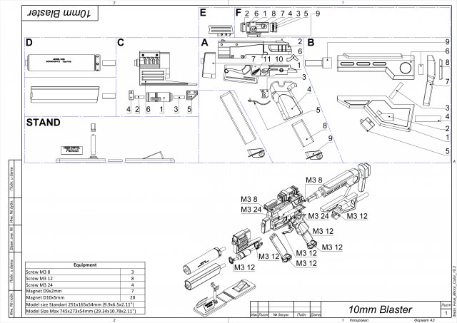 10mm Pistol - Fallout 4 - Printable - STL files 3D Print Model in Toys ...