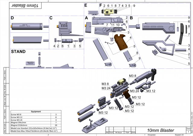 10mm Pistol - Fallout 4 - Printable - STL files 3D Print Model in Toys ...