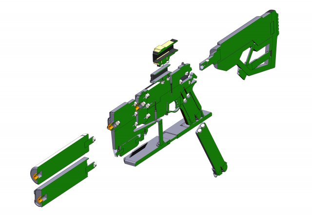 10mm Pistol - Fallout 4 - Printable - STL files 3D Print Model in Toys ...