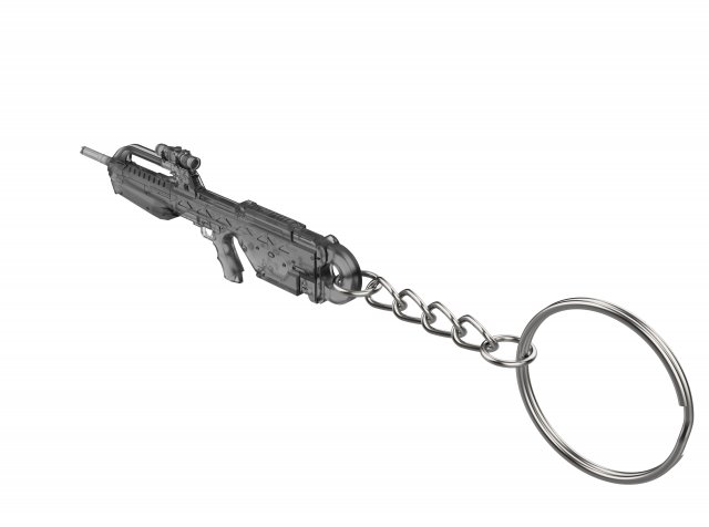 Keychain - BR-55 Battle Cannon - Halo - Printable - STL files Modèles ...
