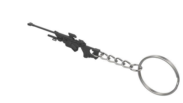 Keychain - Ana Sniper Rifle - Overwatch - Printable - STL files 3D ...