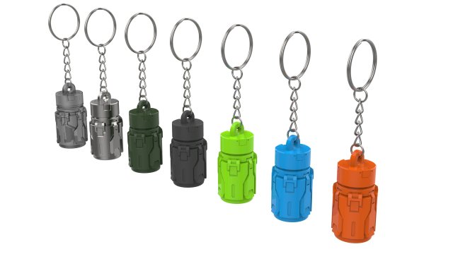 Keychain - Soldier 76 Bionic Field Device - Overwatch - Printable - STL ...