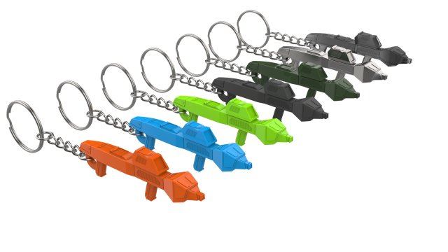 Keychain - The Next Generation Type 3 Phaser Rifle - Star Trek ...