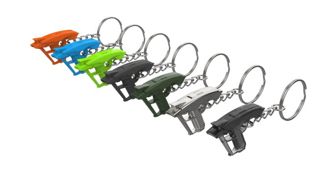 Keychain - Picard Phaser - Star Trek - Printable - STL files 3D Print ...