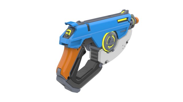 Tracer Blaster Mach T Skin Skin - Overwatch - Printable - STL files 3D ...