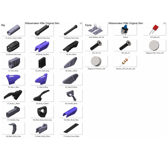 Widowmaker Original Skin - Overwatch - Printable - STL files 3D Print ...