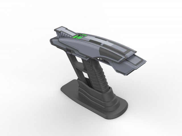 Picard Phaser - Star Trek - Printable - STL OBJ CAD bundle - Commercial ...