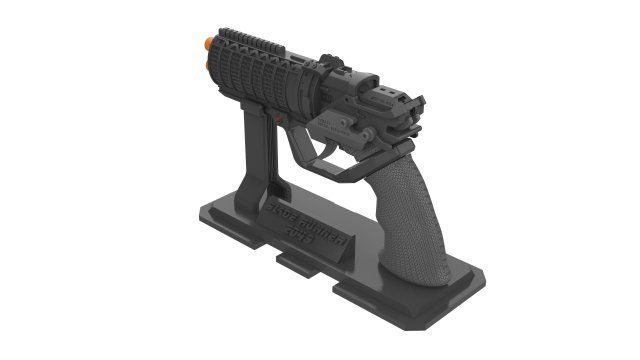 Agent Ks Pistol - Blade Runner - Printable - STL OBJ CAD bundle ...