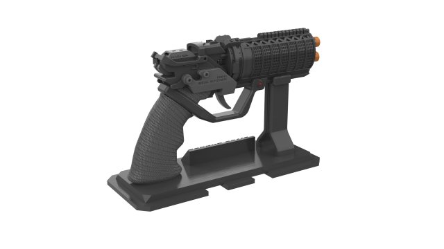 Agent Ks Pistol - Blade Runner - Printable - STL OBJ CAD bundle ...
