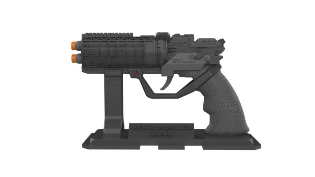 Agent Ks Pistol - Blade Runner - Printable - STL OBJ CAD bundle ...