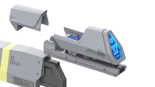 MA37 Assault Rifle - Halo - Printable - STL OBJ CAD bundle - Commercial ...