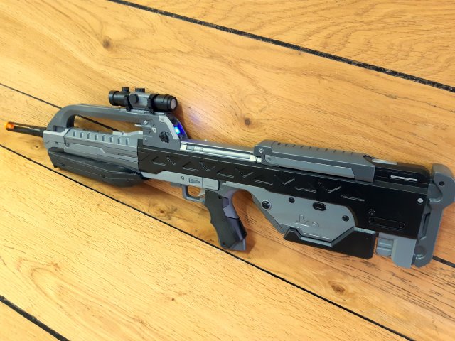 BR55 - Anniversary Battle Rifle - Halo - Printable - STL OBJ CAD bundle ...