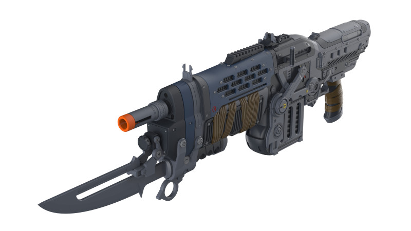 Retro Lancer E-DAY - Gears Of War E-DAY - Printable - STL files ...
