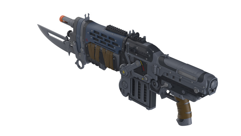 Retro Lancer E-DAY - Gears Of War E-DAY - Printable - STL files ...