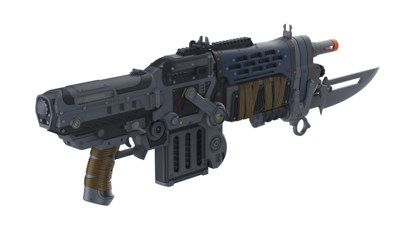 Retro Lancer E-DAY - Gears Of War E-DAY - Printable - STL files ...