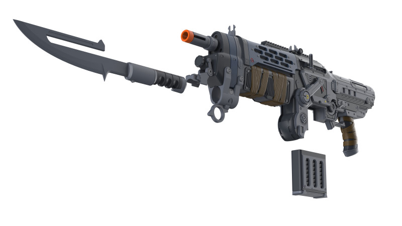 Retro Lancer E-DAY - Gears Of War E-DAY - Printable - STL files ...