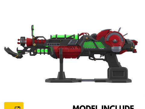 Ray Blaster Mark II COD - Printable - STL files - Personal Use 3D Print ...