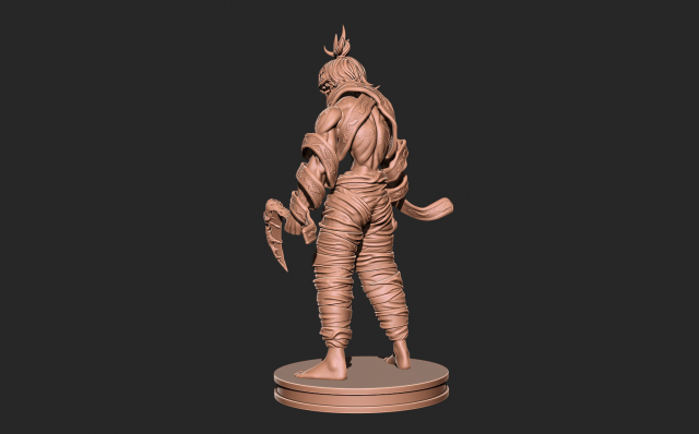 Demon slayer - gyutaro Upper rank 6 3D print model 3D Print Model in ...