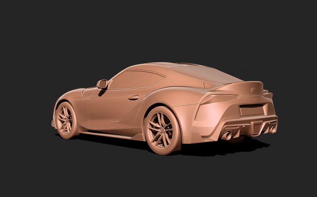Toyota Supra 3D print model 3D Print Model in Toys 3DExport