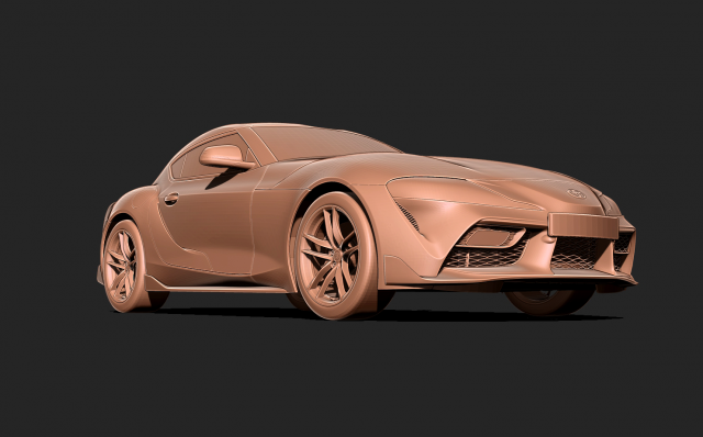 Toyota Supra 3D print model 3D Print Model in Toys 3DExport