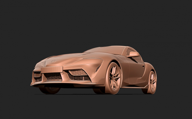 Toyota Supra 3D print model 3D Print Model in Toys 3DExport