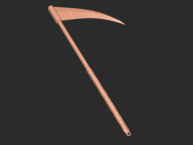 Naruto Madara scythe Weapon 3D Print Model in Scans and Replicas 3DExport