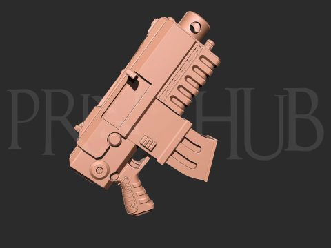 Warhammer 40K Bolt cosplay prop 3D print model 3D Print Model in Scans ...