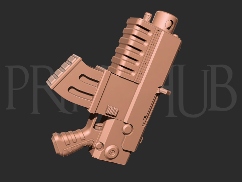 Warhammer 40K Bolt cosplay prop 3D print model 3D Print Model in Scans ...
